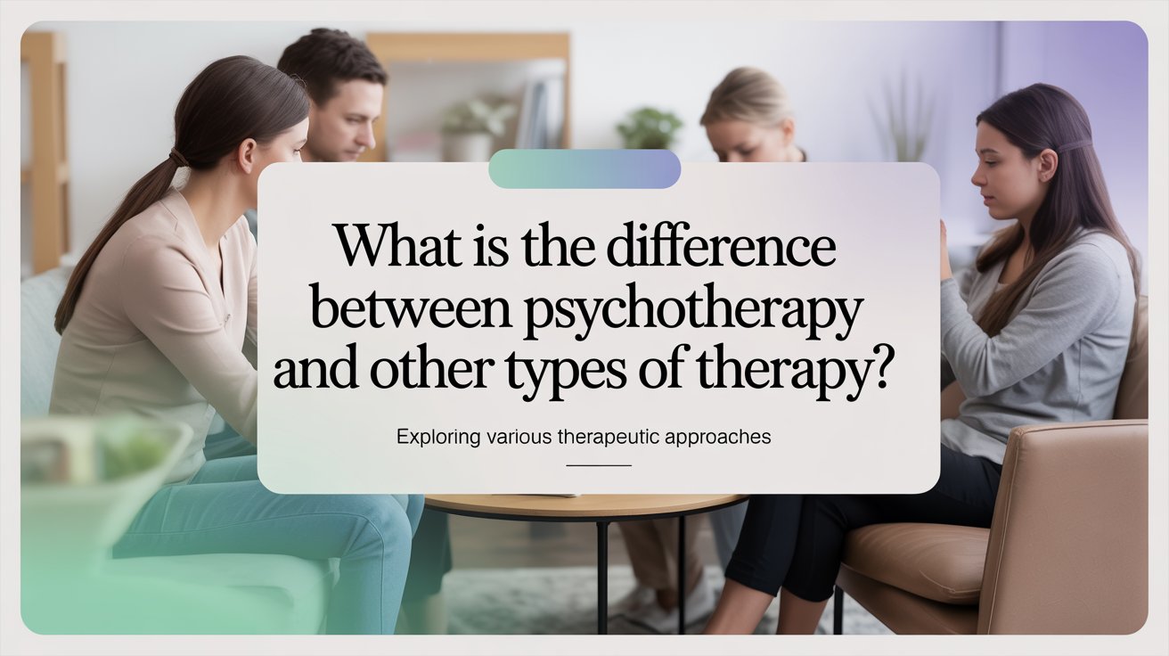 What is the Difference Between Psychotherapy and Therapies?